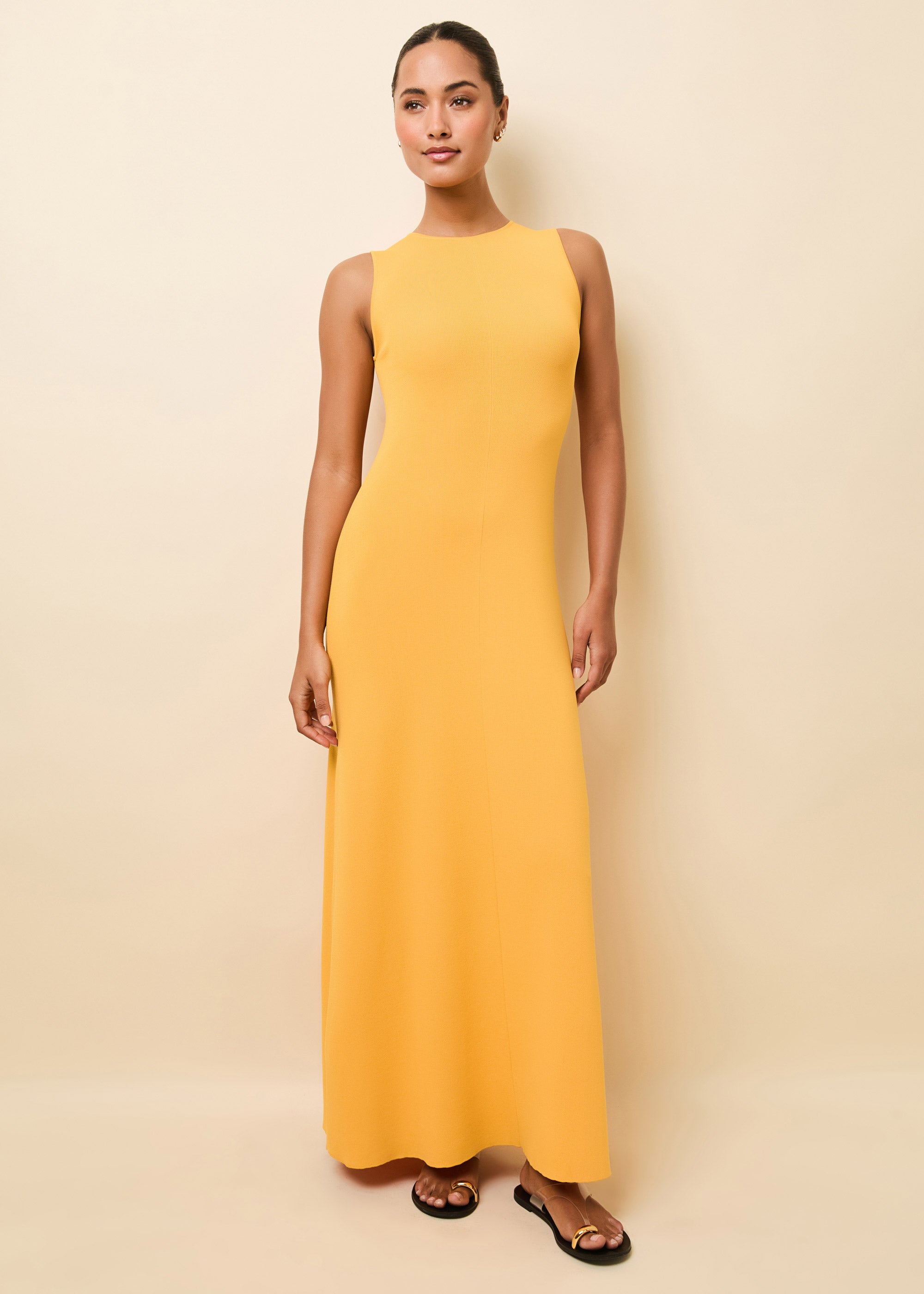 Lucerne Dress Mango | Solid & Striped