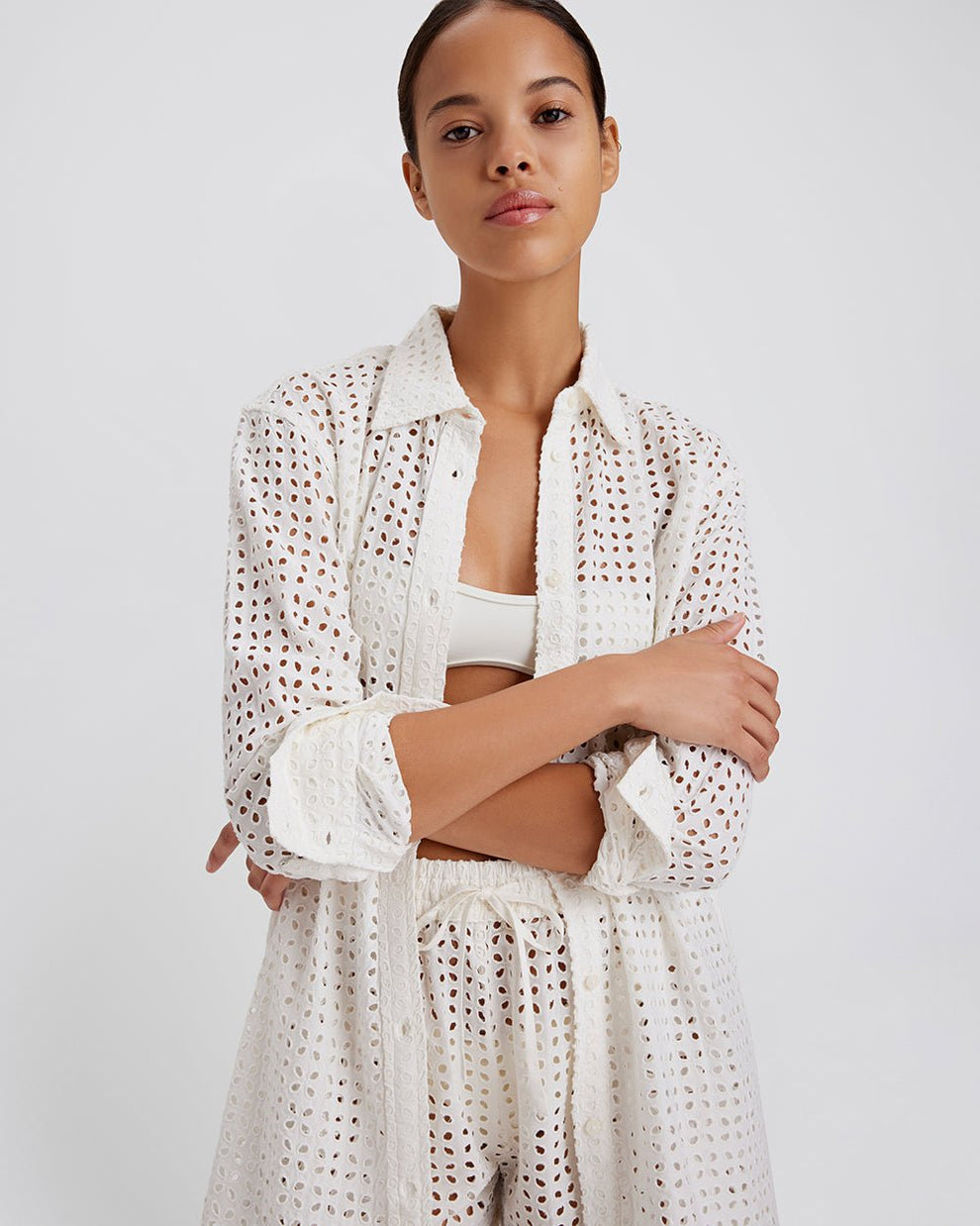 The Oxford Tunic in Brule | Solid & Striped